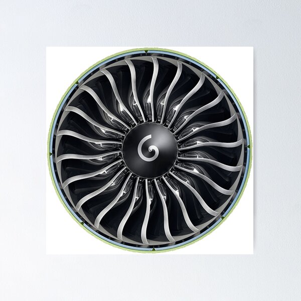 "GE90 Jet Engine" Poster for Sale by WilliamStones | Redbubble