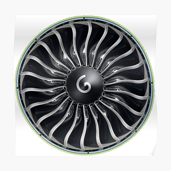 "GE90 Jet Engine" Poster by WilliamStones | Redbubble