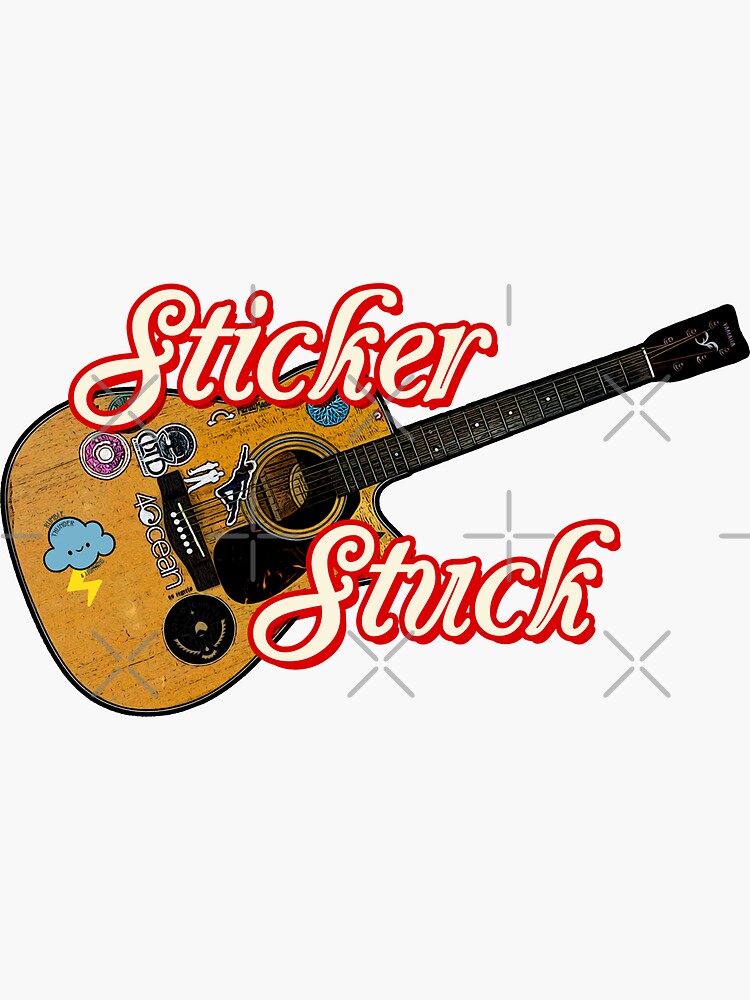"Sticker Stuck" Sticker by susierucy | Redbubble