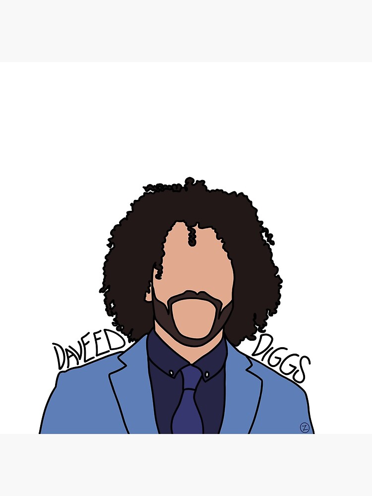 "daveed diggs" Art Print for Sale by zoemadish | Redbubble