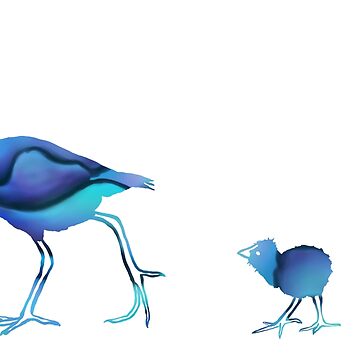 "Pukeko Paua outline" Sticker for Sale by Mayakiwi | Redbubble