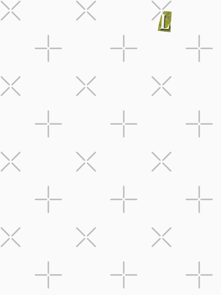 "L - Newspaper / Magazine Cutout Letter ALPHABET" T-shirt by ...