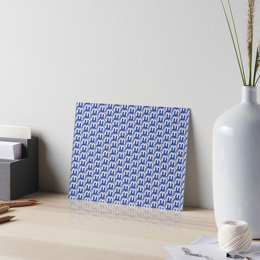 "M - Newspaper / Magazine Cutout Letter ALPHABET" Art Board Print by ...