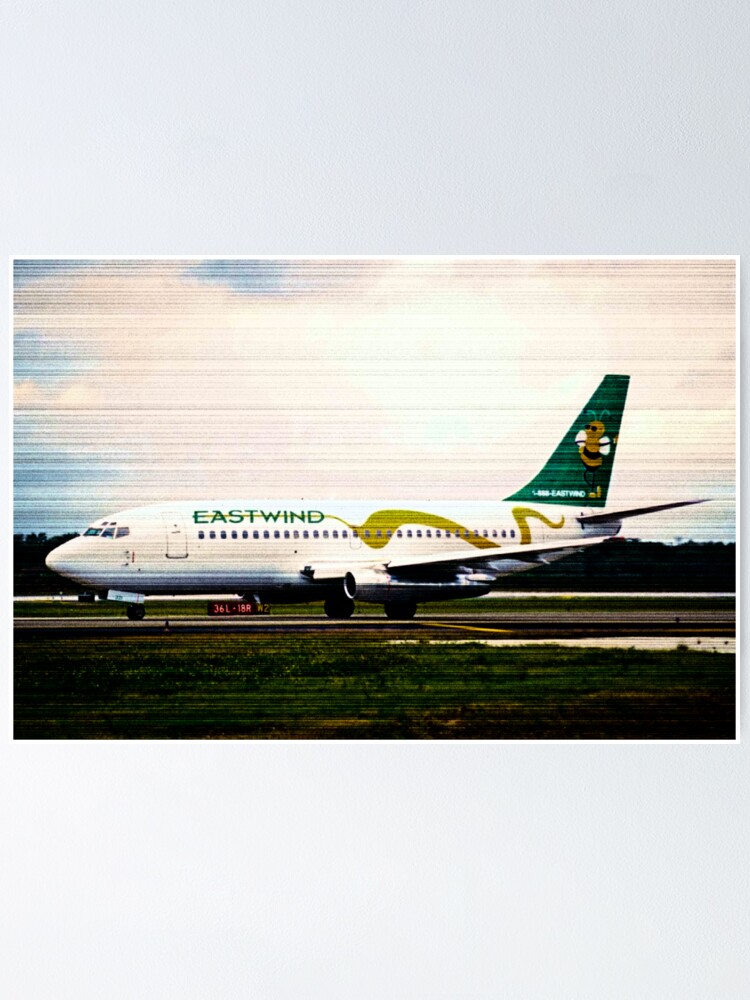 Póster «Eastwind Airlines Boeing 737-200 e1» de boogeyman | Redbubble