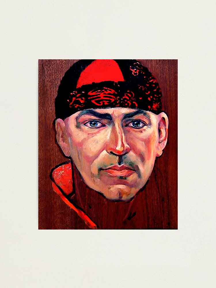 "Tim McKew, Cabaret Artist - original oil painting on Jarrah ...
