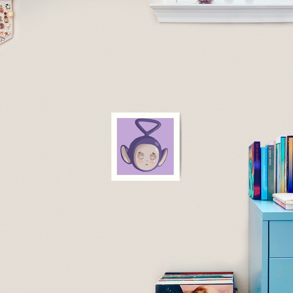 "Sad Teletubbie - Tinky Winky" Art Print by hangingfroot | Redbubble