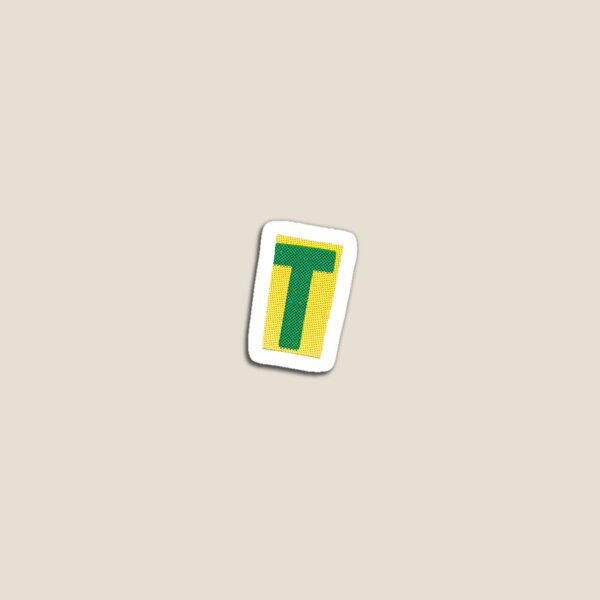 "T - Newspaper / Magazine Cutout Letter ALPHABET" Magnet for Sale by ...