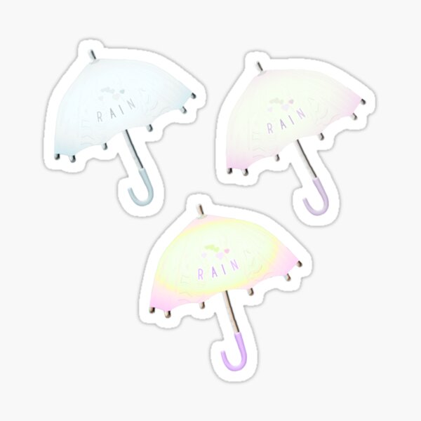 "Umbrella sticker pack" Sticker for Sale by MarinaGorban | Redbubble