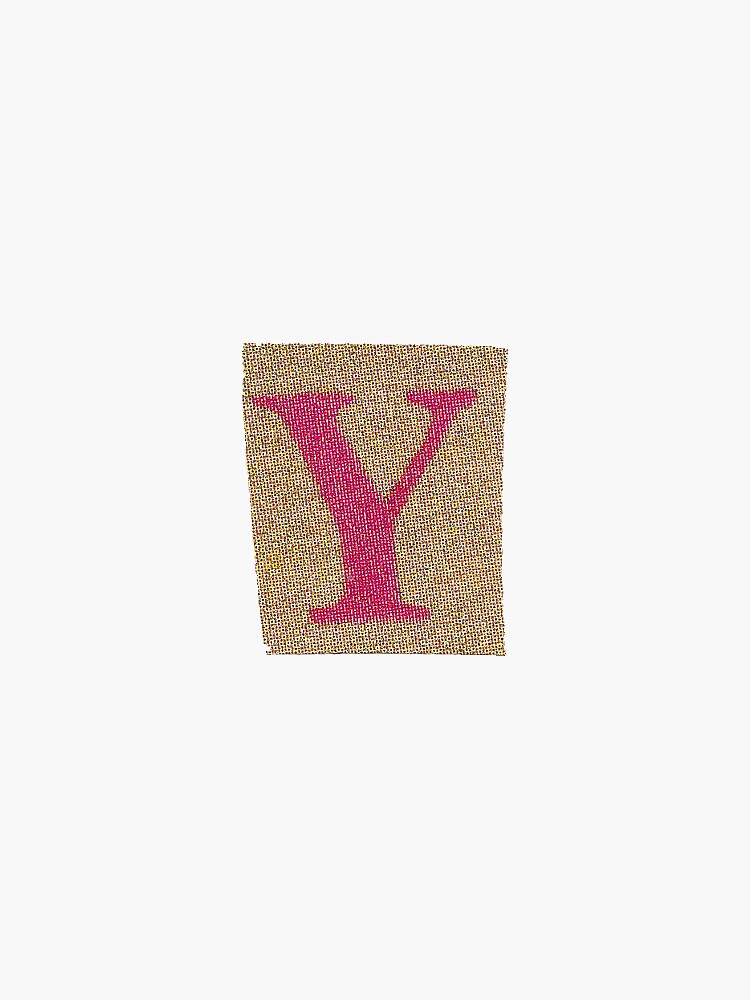 "Y - Newspaper / Magazine Cutout Letter ALPHABET" Sticker by ...