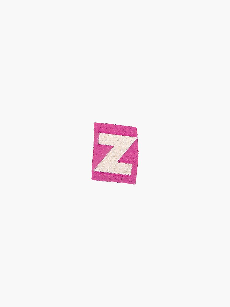 "Z - Newspaper / Magazine Cutout Letter ALPHABET" Sticker for Sale by ...