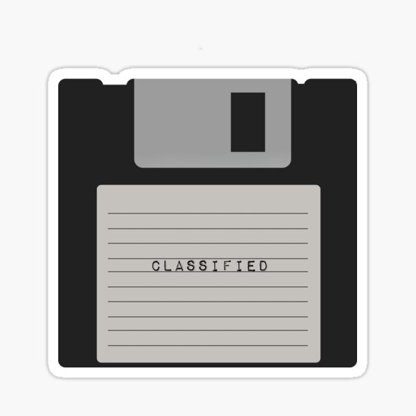 "Floppy disk" Sticker by tinyteacups | Redbubble
