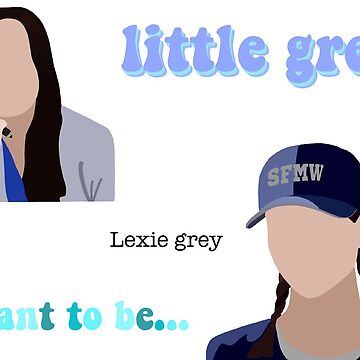 "Lexie Grey sticker pack" Sticker for Sale by camitrejo | Redbubble