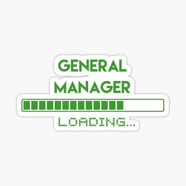 General Manager Stickers | Redbubble