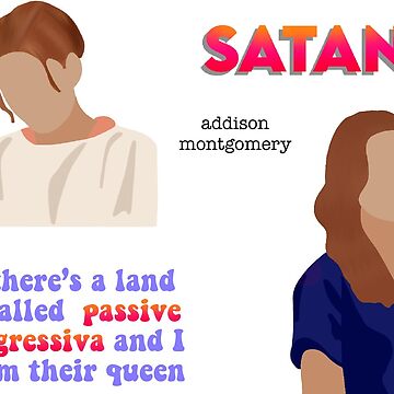 "Addison Montgomery sticker pack" Sticker for Sale by camitrejo | Redbubble