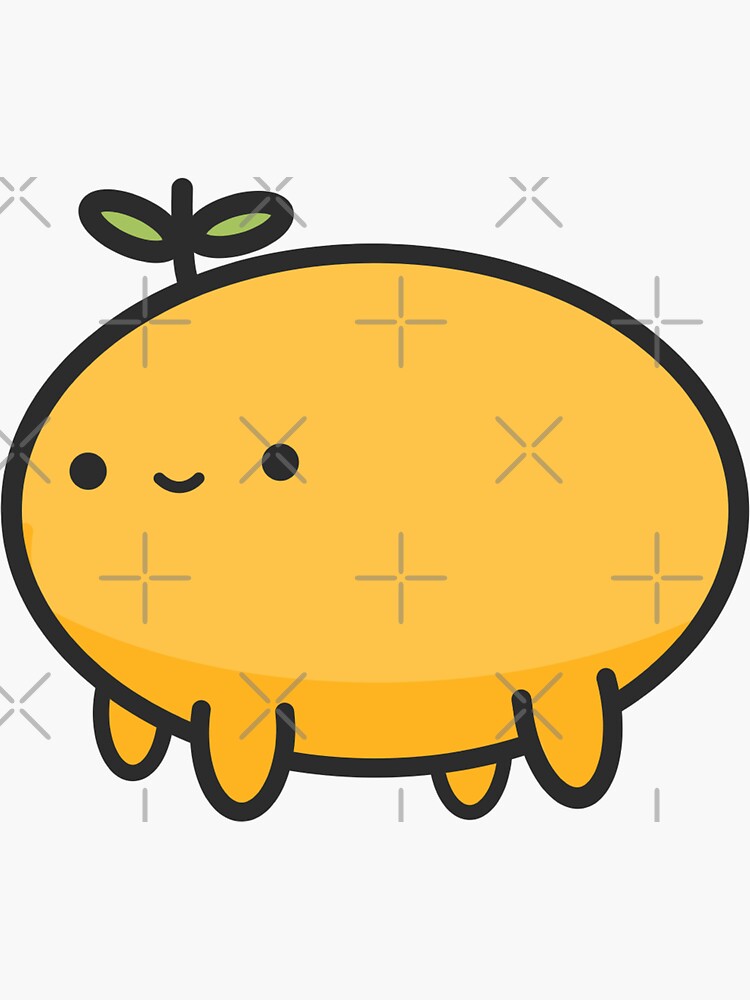 "mango friend" Sticker for Sale by letterwithviv | Redbubble