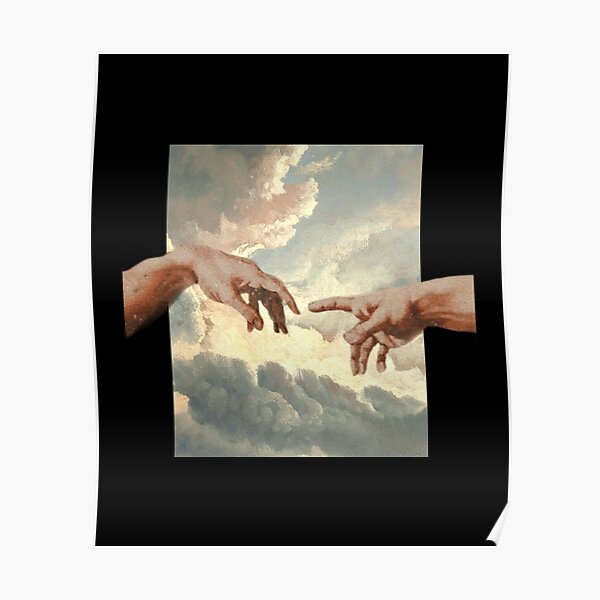 "Creation of David Aesthetic Painting" Poster by alphhs | Redbubble