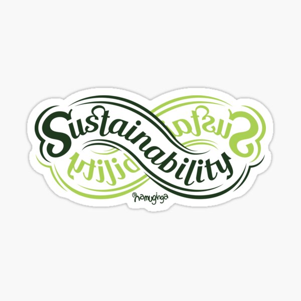 "Sustainability" Sticker by Namuginga | Redbubble