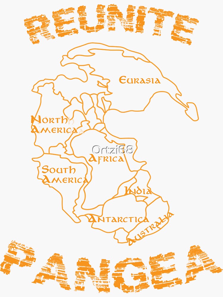 "reunite pangea mask" Sticker for Sale by Ortzi68 | Redbubble