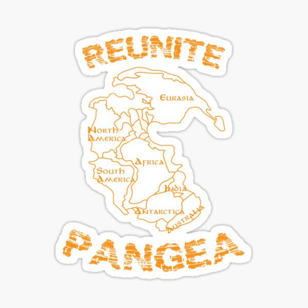 "reunite pangea mask" Sticker for Sale by Ortzi68 | Redbubble