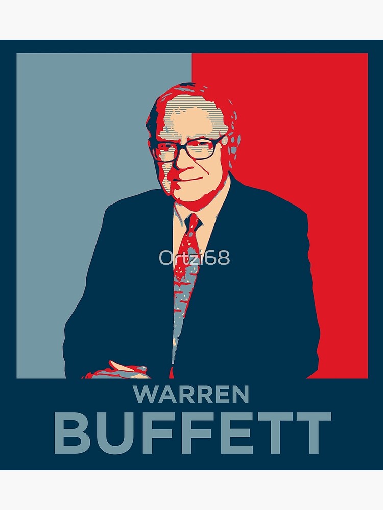 "warren buffett POSTER " Poster by Ortzi68 | Redbubble