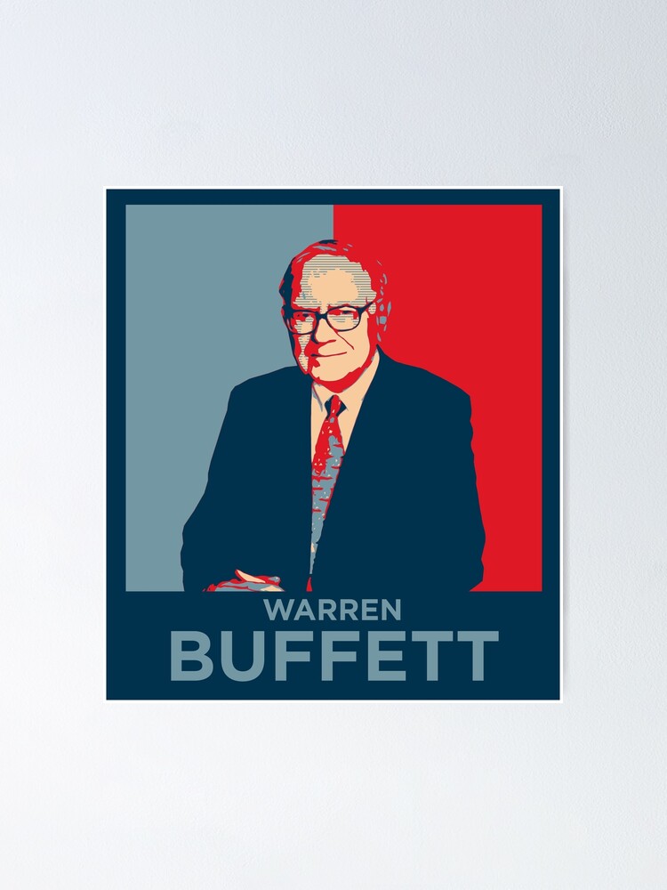 "warren buffett POSTER " Poster by Ortzi68 | Redbubble