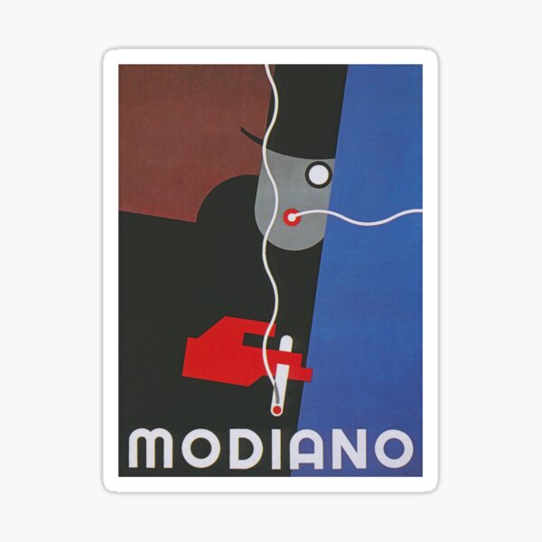 "Modiano, Italian Cigarette Papers Vintage Poster" Sticker for Sale by ...