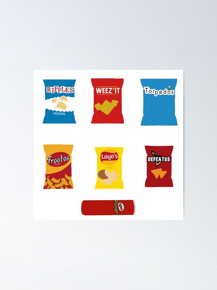 "Off Brand Chip Sticker Pack" Poster for Sale by SoullesCarbon41 ...