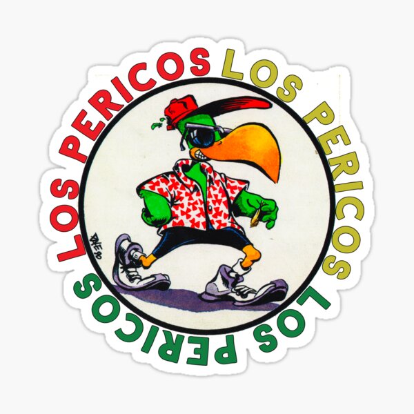 Pegatina «Logotipo original de Los Pericos 90» de Cooltomica | Redbubble
