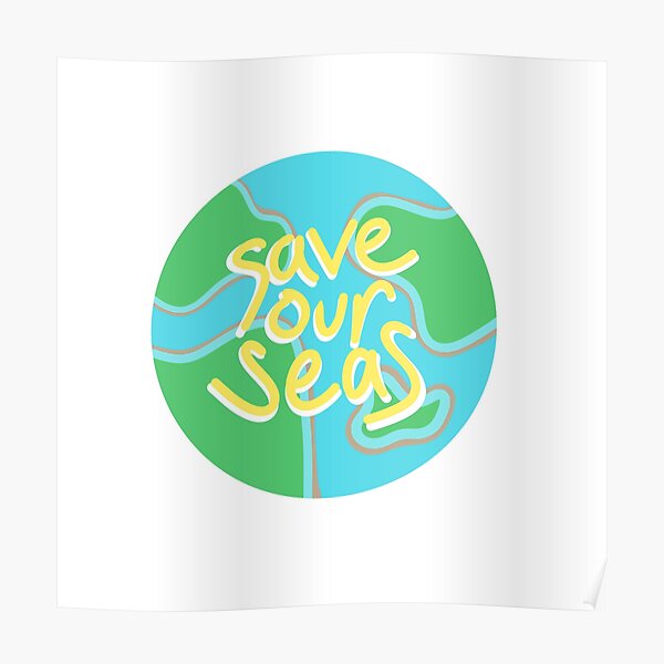 Save Marine Life Posters | Redbubble