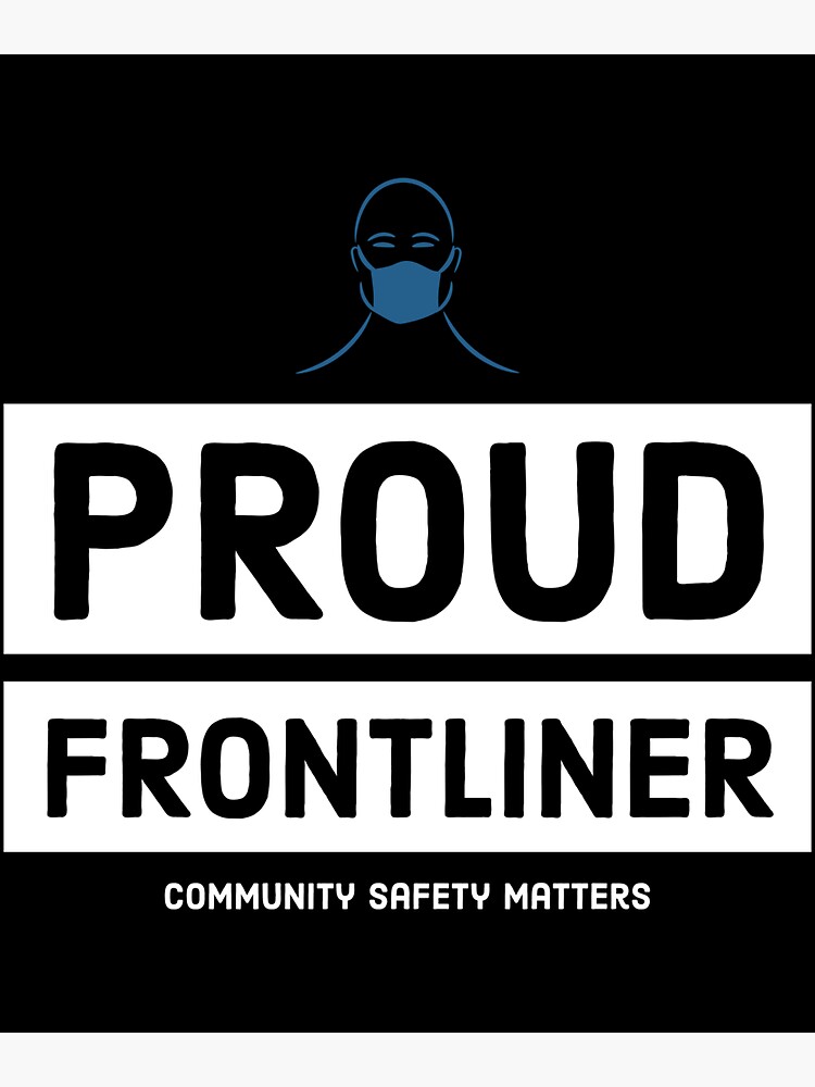 "Proud Frontliner" Sticker for Sale by SP-POD-SHOP | Redbubble