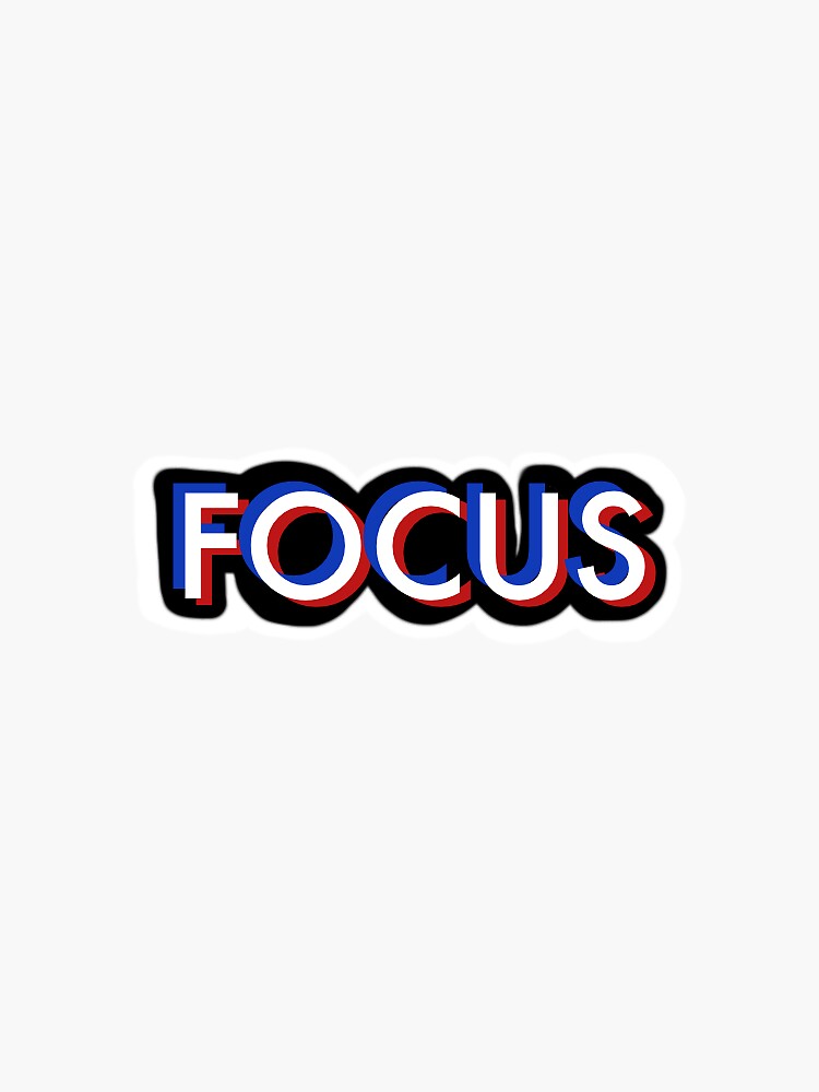 "Focus Meme" Sticker for Sale by Stickeramaaa | Redbubble