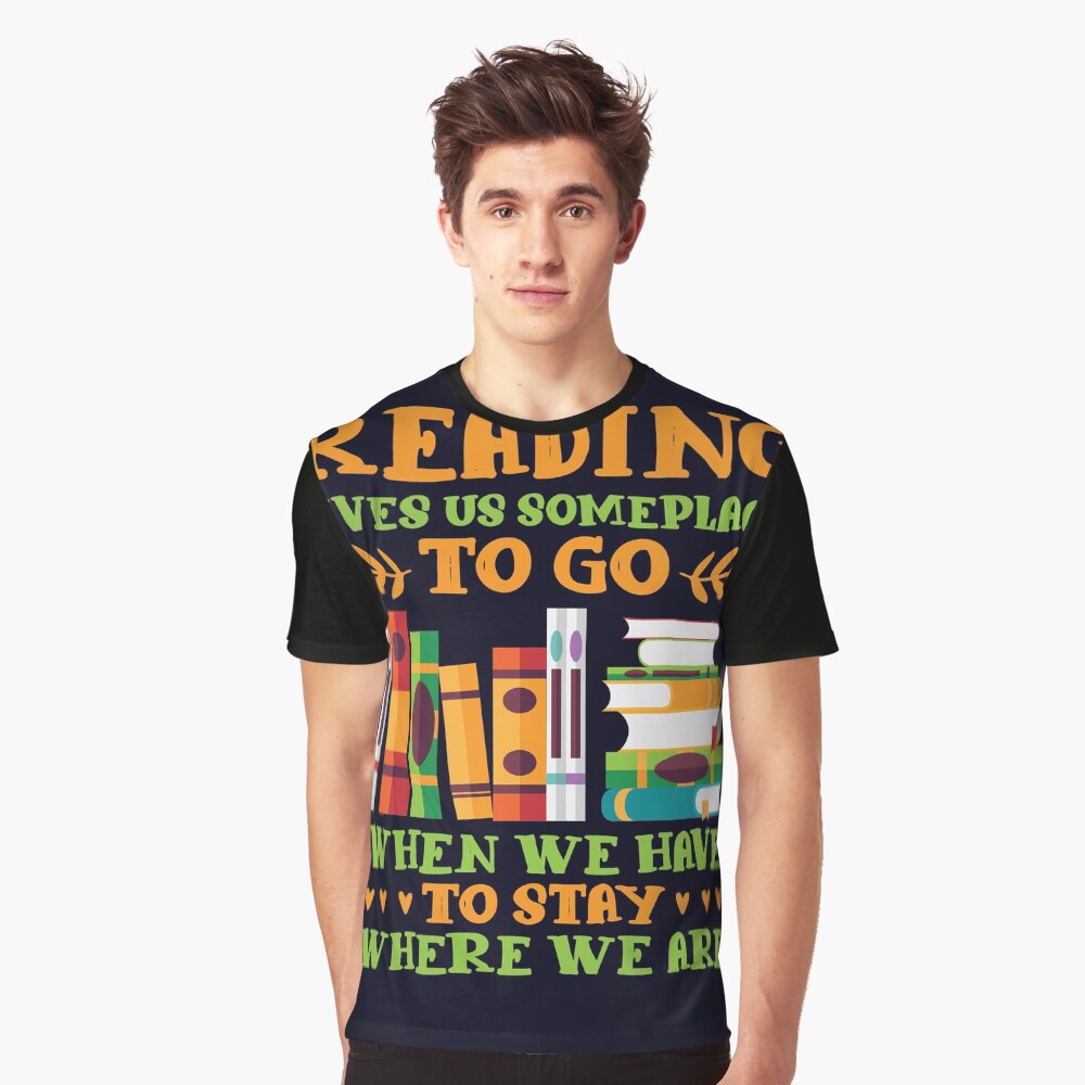 "Reading gives us someplace to go Book Reader" Poster for Sale by mmos ...