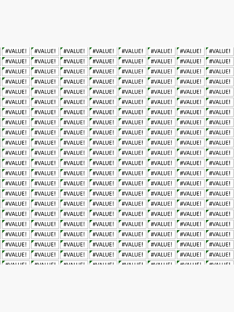 Excel #VALUE! Error Socks sold by Uyghur Usual Dinosaur | SKU 41296234 ...