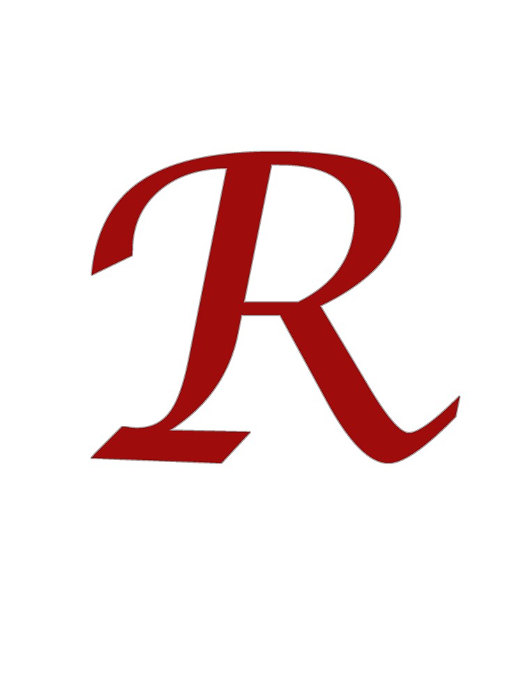 "Calligraphy Letter "R"" Art Print for Sale by heby73 | Redbubble