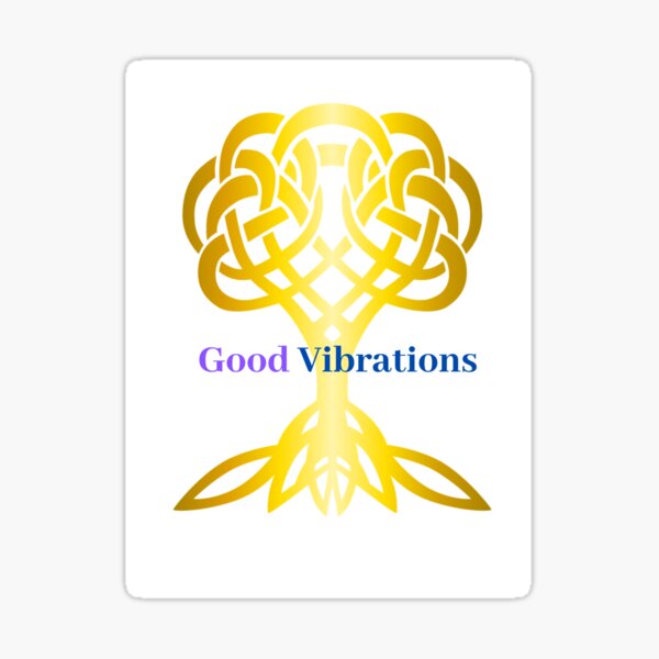 "Good Vibrations" Sticker for Sale by expressu | Redbubble