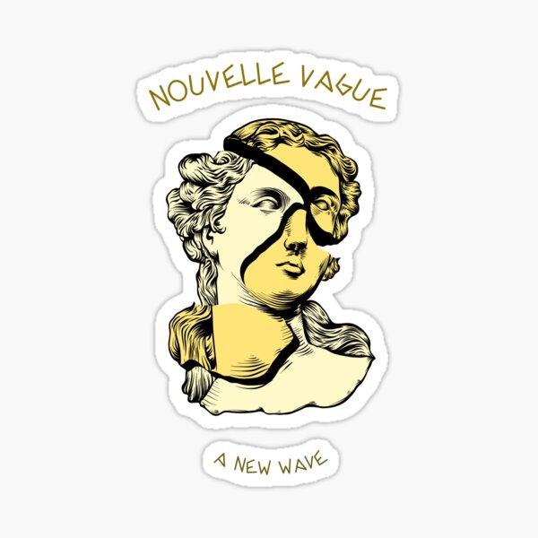 "Nouvelle Vague, new wave, renaissance" Sticker for Sale by Junsulim ...