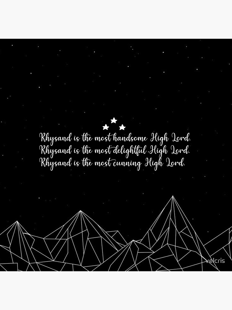 "rhysand " Poster for Sale by velcris | Redbubble