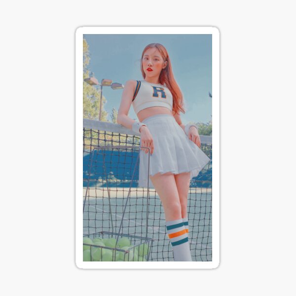 "(G)I-DLE Yuqi Tennis Photoshoot" Sticker by adoseofyuqi | Redbubble