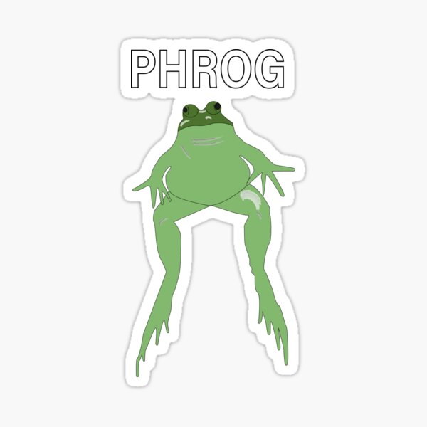 Phrog Frog Toad Stickers | Redbubble