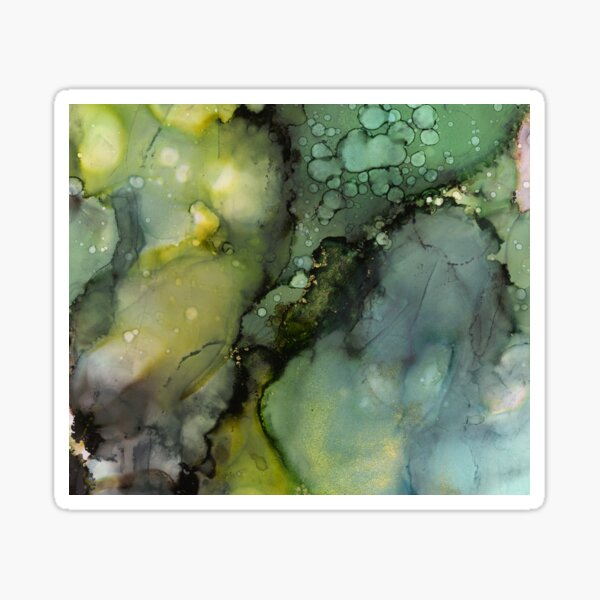 "Jade abstract art " Sticker for Sale by suezart | Redbubble