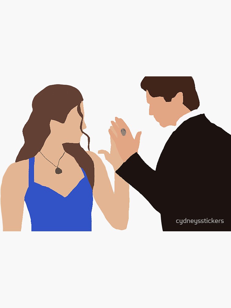 "delena sticker" Sticker by cydneysstickers | Redbubble