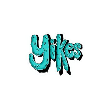 "Yikes" Sticker for Sale by MollyMcvey | Redbubble
