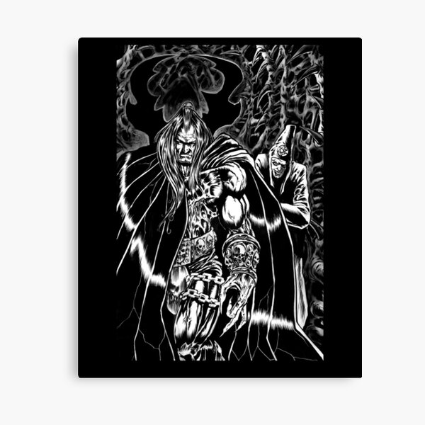 "VAMPIRE VERSES LORD V'AAD HORROR COMICS" Canvas Print by ...