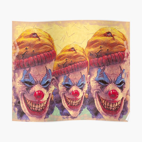 Póster «payaso aterrador, demonio riendo, caras de payaso terribles» de ...