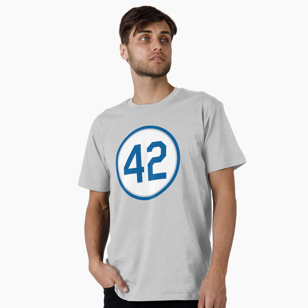"Jackie Robinson #42 Jersey Number" Sticker for Sale by StickBall ...