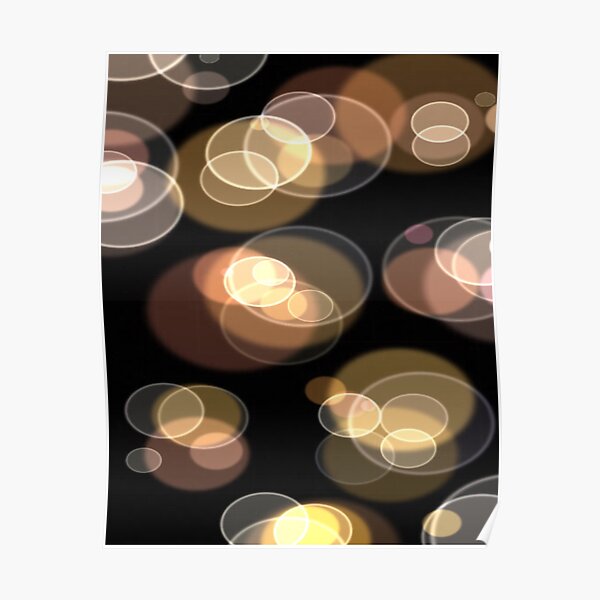 Bubble Light Design Poster For Sale By Gaosheng Redbubble