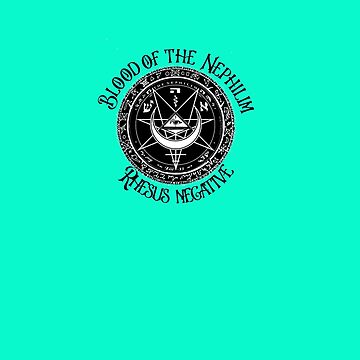 " Rhesus Negative Blood of the Nephilim angel" Sticker for Sale by ...