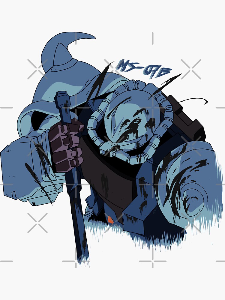 "MOBILE SUIT GUNDAM 8TH MS TEAM GOUF" Sticker for Sale by Drkside ...