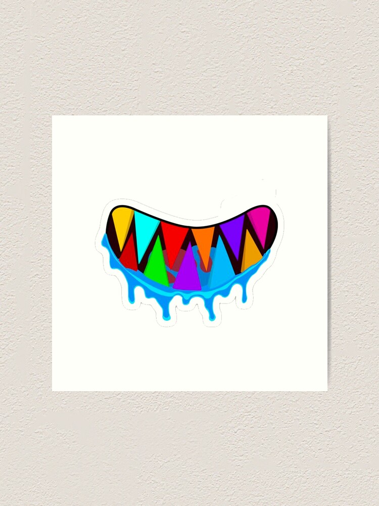 "6ix9ine Teeth" Art Print for Sale by FmlRedbub | Redbubble