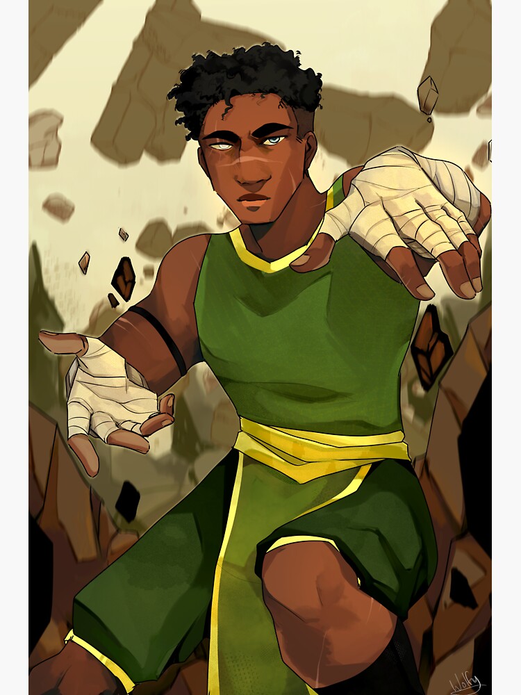 "ATLA AU: Earthbender Juno" Sticker for Sale by WolfyTheWitch | Redbubble